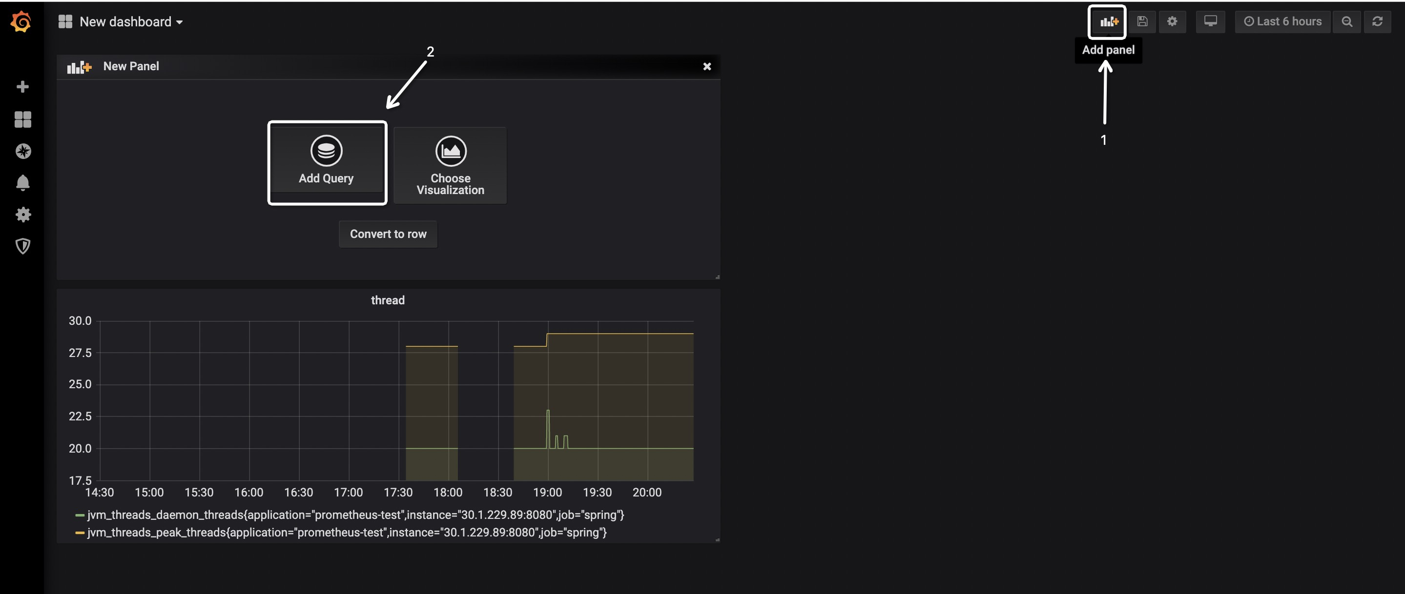 Spring Boot 2x监控数据可视化actuator Prometheus Grafana手把手 菜鸟教程 1045