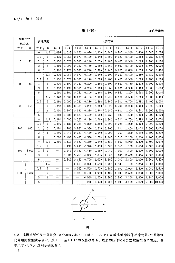 GB/T 13914-2013 冲压件尺寸公差_国家标准 - 电子标准网